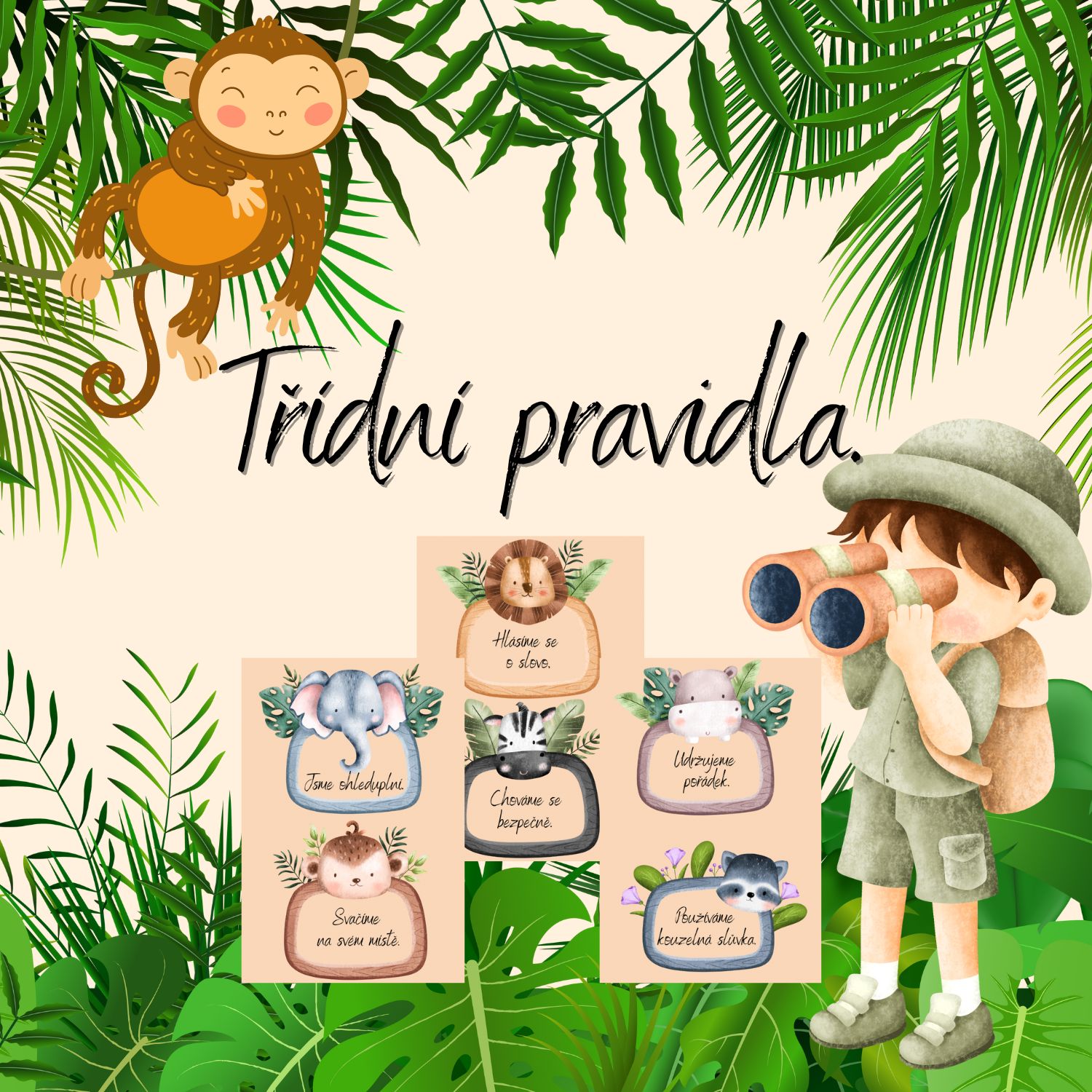 SAFARI - třídní pravidla. - Nezařazené k předmětu | UčiteléUčitelům.cz SAFARI - třídní pravidla. - Nezařazené k předmětu | UčiteléUčitelům.cz